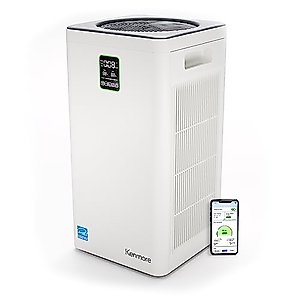 Kenmore PM4030 Air Purifier with H13 True HEPA Filter, Covers Up to 2300 Sq.Foot, 24db SilentClean 3-Stage HEPA Filtration System, 5 Speeds for Home Large Room, Kitchens & Bedroom