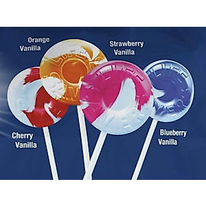 Lifesavers Swirl Lollipops 20 Individually wrapped lifesaver swirl lollipops | Marshmallow Flavored Lollipop Rings 1.41 oz in a Soko Smiles Bag.