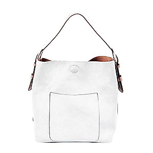 joy susan Womens Faux Leather: Hobo 2-in-1 Handbag