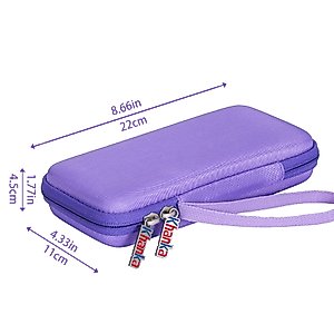 Khanka Hard Travel Case Replacement for Texas Instruments TI-83 Plus/TI-84 Plus/TI-84 Plus CE Color Graphing Calculator, Case Only (Infinitely Iris)