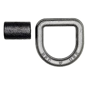 Buyers Products Domestic 3/4 inch D-Ring with Weld-On Bracket, 4 Pack