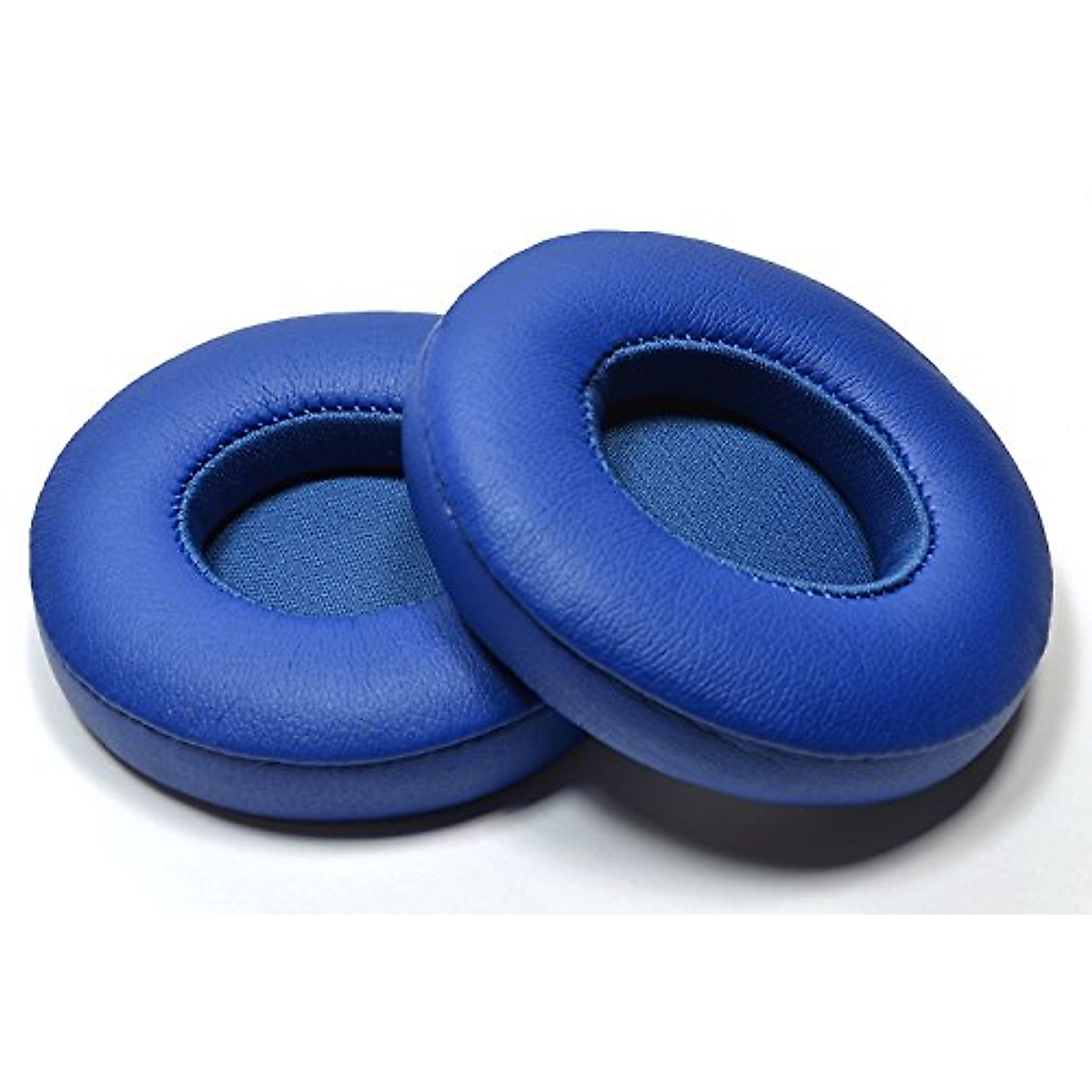 Replacement Earpad cushions For Beats Solo 2 ,Solo 3 Wired & Wireless Headphone With ITIS Logo Cable Clip (BLUE)