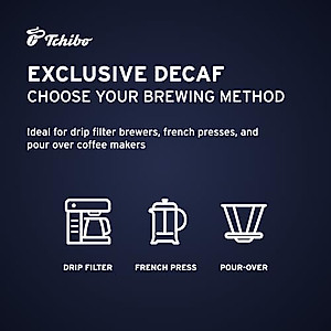 Tchibo Decaf Coffee, Exclusive, 8.8-Ounce