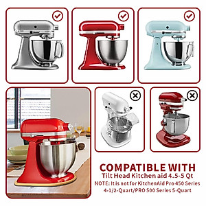 XFVFXZZ Mixer Slider Mat for Kitchenaid Slider Mat 4.5-5 Qt, Mixer Slider Mat for Kitchenaid Stand Mixer Slides Easily, Rreduce Wear with Kitchen Aid Mixer Slider Mat.