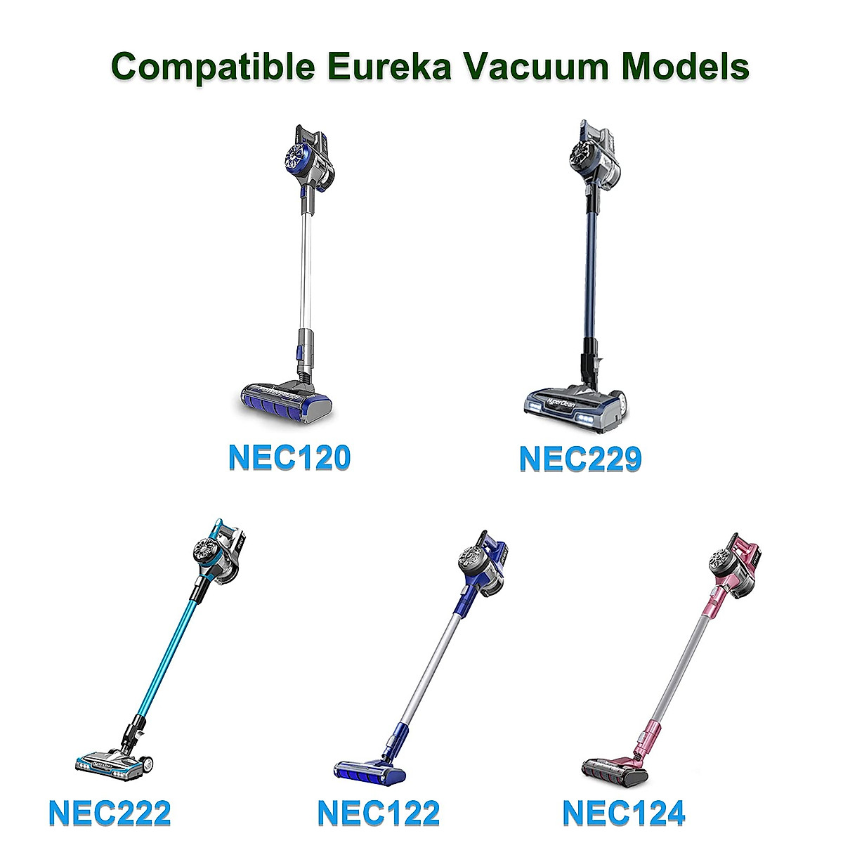 Charger for Eureka NEC222 MC2508A Cordless Vacuum Cleaner NEC122 NEC124 NEC126 NEC220 NEC229 NEC228 NEC226 NEC120 Replacement Eureka Vacuum MC2508A Charger Cord
