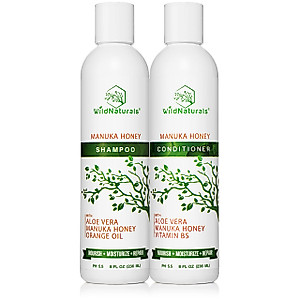 Natural Manuka Honey Eczema & Psoriasis Conditioner - Soothing Moisturizer for Scalp - Sulfate-Free Dandruff Relief with Aloe Vera - Ideal for Oily Hair - Nourishes Hair Growth with Coconut Oil