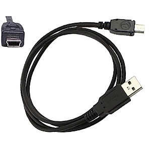 UPBRIGHT Mini USB Data Cable 5V DC Charging Power Cord Compatible with Wilson MobilePro 801240 801241 285225 815225 7684838 Fujitsu ScanSnap S1300 PA03643 Akai LPD8 LPK25 Sylvania SP096 Mini Speaker