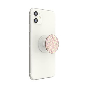 ​​​​PopSockets Phone Grip with Expanding Kickstand, Glitter PopGrip - Confetti Rose