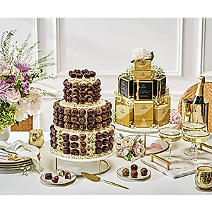 Godiva Chocolatier Assorted Chocolate Gold Gift Box, Pink Ribbon, Gourmet Chocolate, Gourmet Chocolates, Gifts for Her, Gifts for Women, 19 pc., Gift Set 1