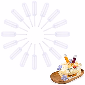 Siumir 100 PCS Pipettes Dropper 4 ML Plastic Food Syringe Dessert Mini Pipettes for Chocolate, Cupcakes, Ice Cream Cups