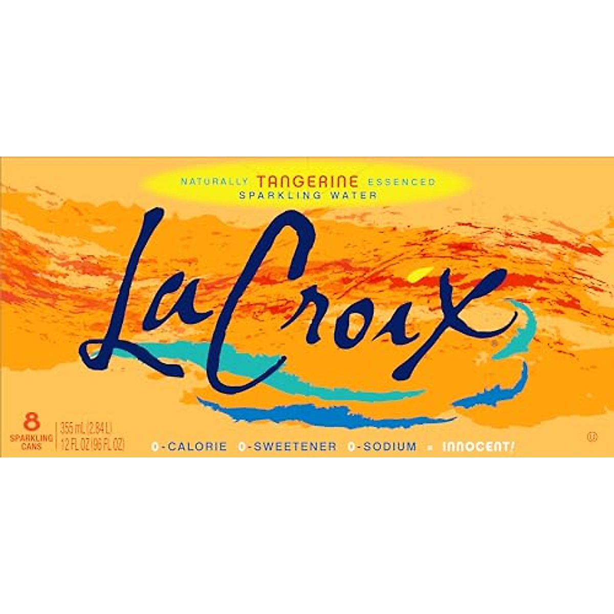 LaCroix Sparkling Water, Tangerine, 12 Fl Oz (pack of 8)