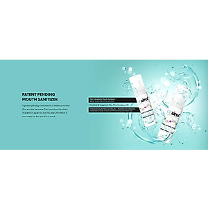 Dr ZinX Bad Breath Treatment, Long Lasting Vegan Zinc Spray, Breath Freshener, Hydrating Oral & Throat Spray with Zinc and Hinokitiol + Peppermint, Alcohol Free 200+ Sprays