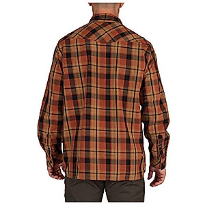 5.11 Tactical Men's Peak Long Sleeve Shirt, Sequoia Plaid, XS, Style 72469