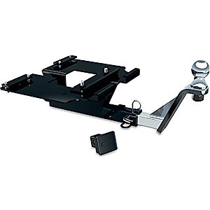 Kuryakyn 7653 Motorcycle Accessory: Receiver Hitch with 1-7/8" Diameter Trailer Hitch Ball for 2009-19 Harley-Davidson Trike Motorcycles