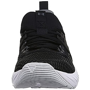 Under Armour Men's Project Rock 4 Training Shoe (10.5, Black/White, Numeric_10_Point_5)