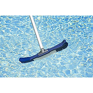 Poolmaster 20174 Flexible Body Swimming Pool Brush, 18.5 Inch, Classic Collection, Multi
