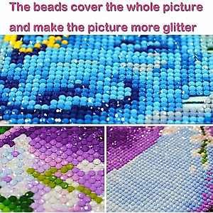 RYMILIE Diamond Painting Kits for Adults - Vase DIY 5D Diamond Art Kits Full Drill Diamond Dots Paintings with Diamonds Gem Art and Crafts Home Decor 【13.78x13.78inch】