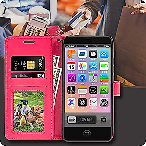 Shantime for Infinix Note 30 VIP Case, Premium PU Leather Magnetic Flip Case Cover with Card Holder and Kickstand for Infinix GT 10 Pro 5G (6.67”) Rose