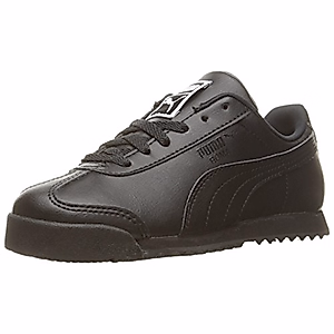 PUMA Roma Basic (Big Kid) Black/Black 4 Big Kid M