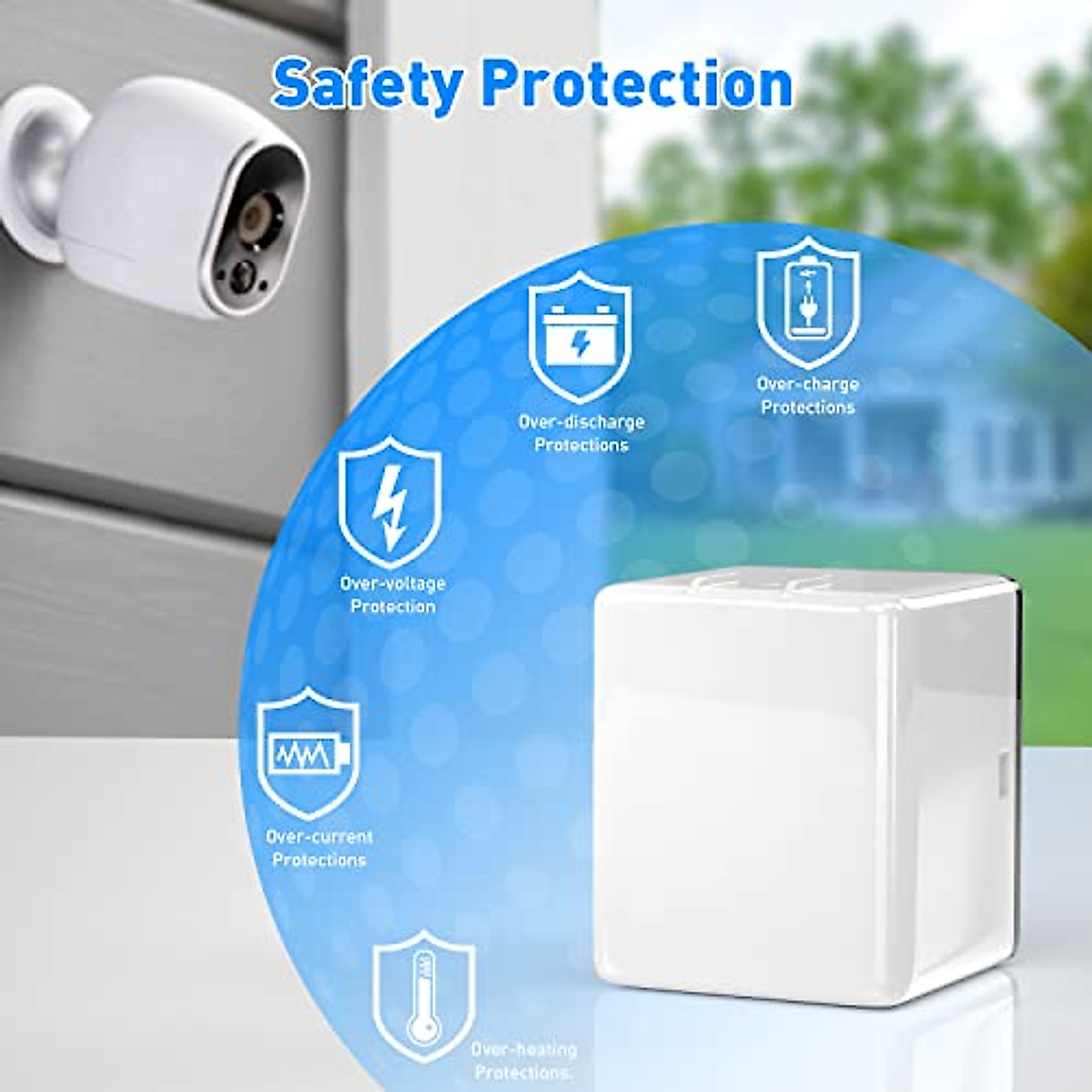 Feirsh 2440mAh Rechargeable Batteries(VMA4400), Upgraded Lithium Li-ion Arlo Batteries Compatible with Arlo Pro, Arlo Pro 2, NOT Compatible for Arlo Ultra/Pro3