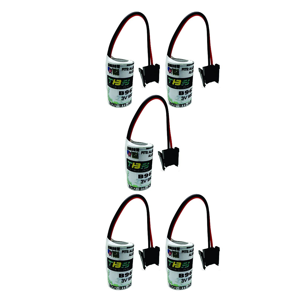 5PC B9650T Allen Bradley 1747-BA,1769-BA Replacement Battery Fedco B9650T