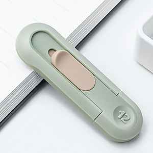 Box Cutter, Box Opener, 4PCS Small Utility Knife, Easy Slide Retractable Blade, Package Opener for Home, Office, Travel, and DIY Workpro Utility Knife