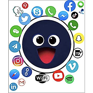 Gladilas NFC Stickers NFC Phones Sharing Social Media