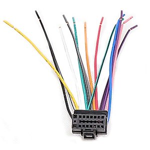 RED WOLF for Select Sony Audio Stereo Wiring Harness Aftermarket Head Unit Replacement Install 16 Pin Connector for Sony Brand MEX-1HD, MEX-5HD, XAV-7W, MDX-800REC, S16C, XAV Model