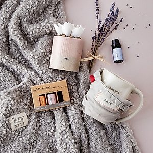 Loving Heart Cream Inspirational 16 ounce Ceramic Stoneware Coffee Mug