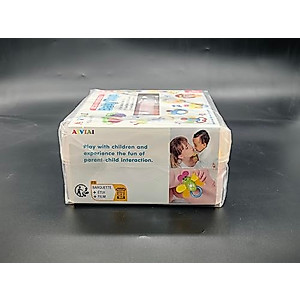 AIVIAI Baby Toys 0-6 Months Infant Toys 0-3 Months Infant Rattles Baby Rattle Teether Toy Set with Storage Box Musical rattles for Newborn Boy Girl Gifts Set with Baby's First Rattle Teether (11pcs)