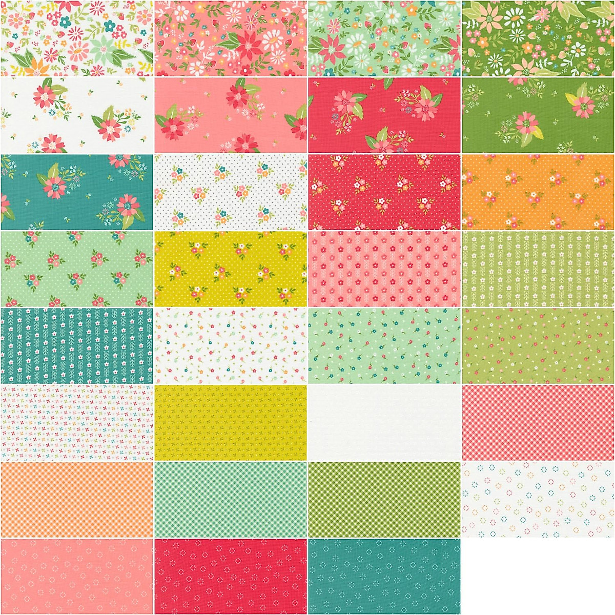 Strawberry Lemonade Layer Cake®, 42-10" Precut Fabric Quilt Squares by Sherri & Chelsi