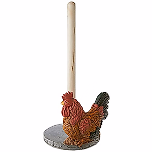 Koehler 12553 12 Inch Country Rooster Paper Towel Holder