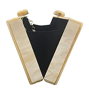 DDQYYSPP Acrylic Evil Eye Purse Women Box Evening Bags and Clutches Chain Shoulder Crossbody Handbag, Beige