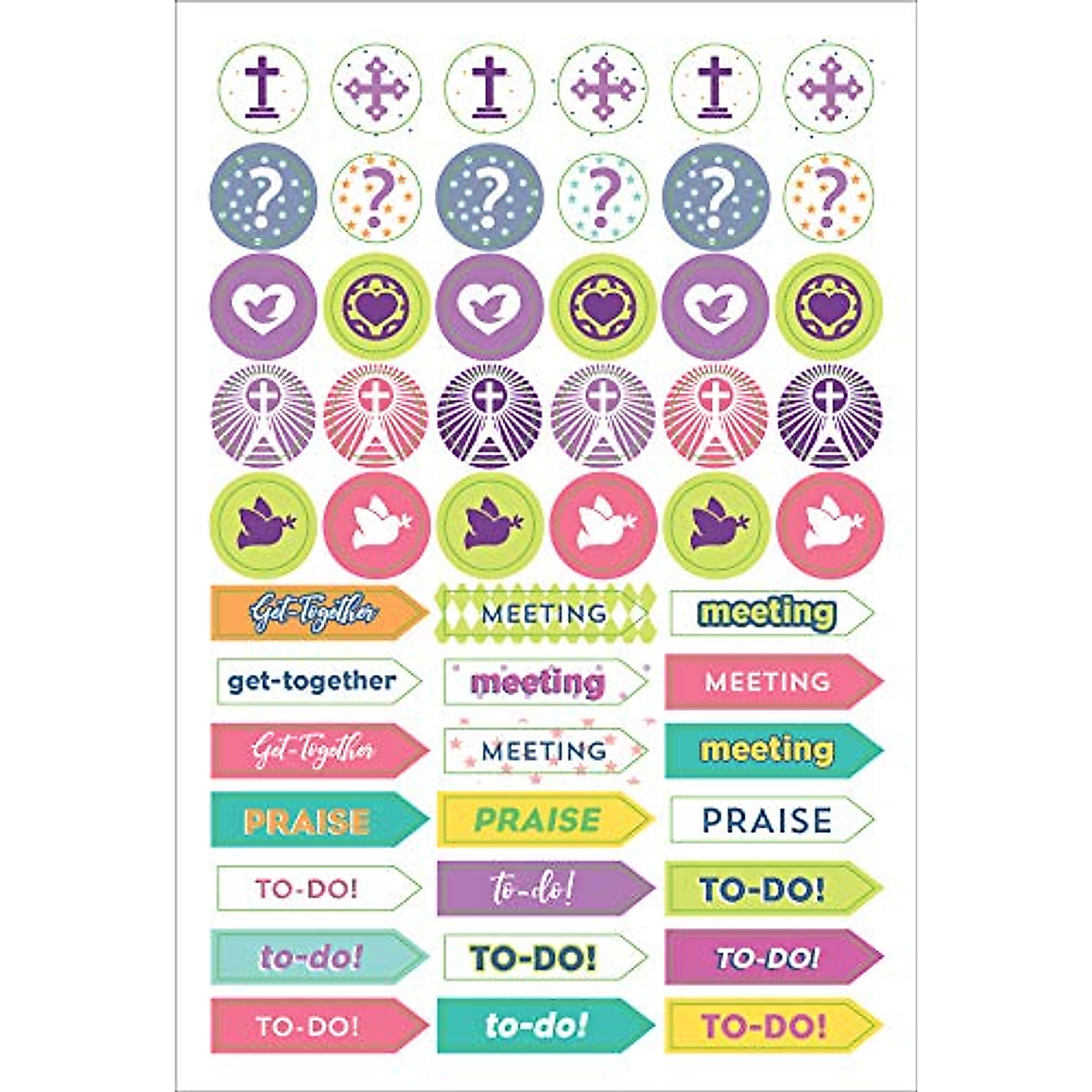 Essentials Planner Stickers - Bible (Set of 450 Stickers)