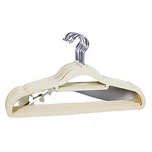 Flock Hanger for Adult Household Seamless Anti-Slip Multifunctional Wardrobe Finishing Clothes Hanger Clothes Hanger Factory Wholesale