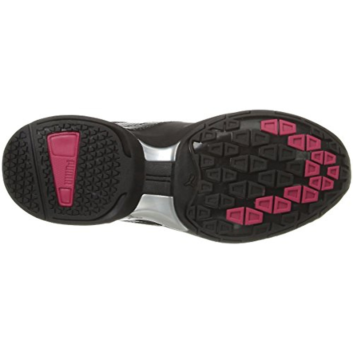 PUMA Women's Tazon 6 WN's fm Cross-Trainer Shoe, Black Silver/Beetroot Purple, 8 M US