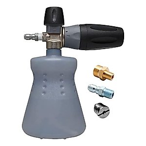 MTM Hydro PF22.2 Foam Cannon, Pressure Washer Car Wash Sprayer Gun, High Pressure Foam Power Washer Attachment for Boat, Roof, Car Washing, Adjustable Nozzle