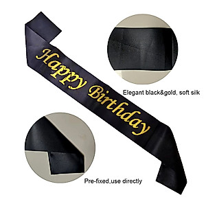 yujiaonly 67th Birthday Party Decorations-Happy Birthday Foil Ballons Banner Red Number 67 Happy birthday Sash Latex Balloons Perfect for 67 Years Old Party Supplies Balloons Number 67 Red