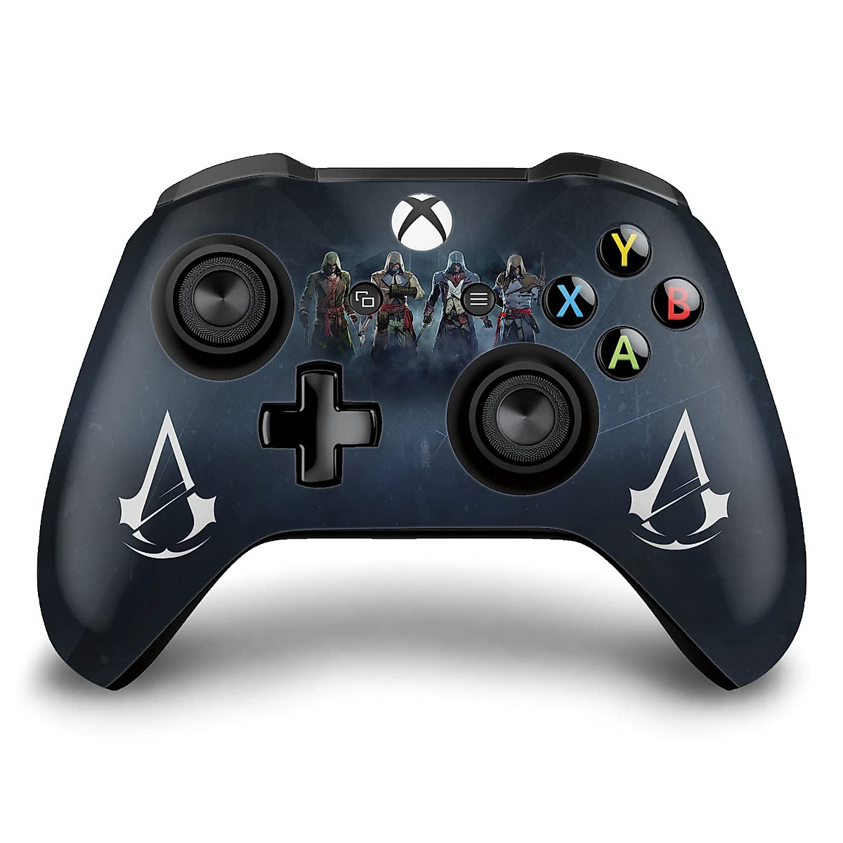 Head Case Designs Officially Licensed Assassin's Creed Group Unity Key Art Vinyl Sticker Gaming Skin Decal Cover Compatible With Xbox One X Console and Controller Bundle