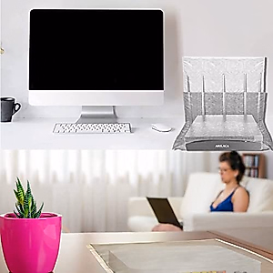 Large WiFi Router Cover Faraday Bag eMf Protection WiFi Blocker Faraday Cage for Smart Meter Cover eMf Blocker Signal Block eMf Shield 5G Protection Radio Frequency Card Holder 13.8 in*15.7 in