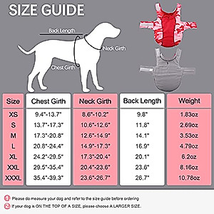 Warm Dog Jacket Reversible Fleece Winter Dog Vest for Cold Weather, Waterproof Windproof Dog Winter Coat Reflective with Magic Strip&Furry Collar for Small Medium Large Breeds Dogs Puppies Cat Pet