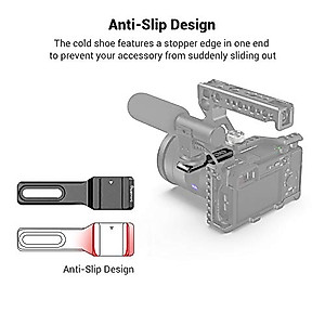SmallRig Cold Shoe Extension, Outrigger Shoe Mount Adapter for Microphone, EVF and Camera Accessories - 2879