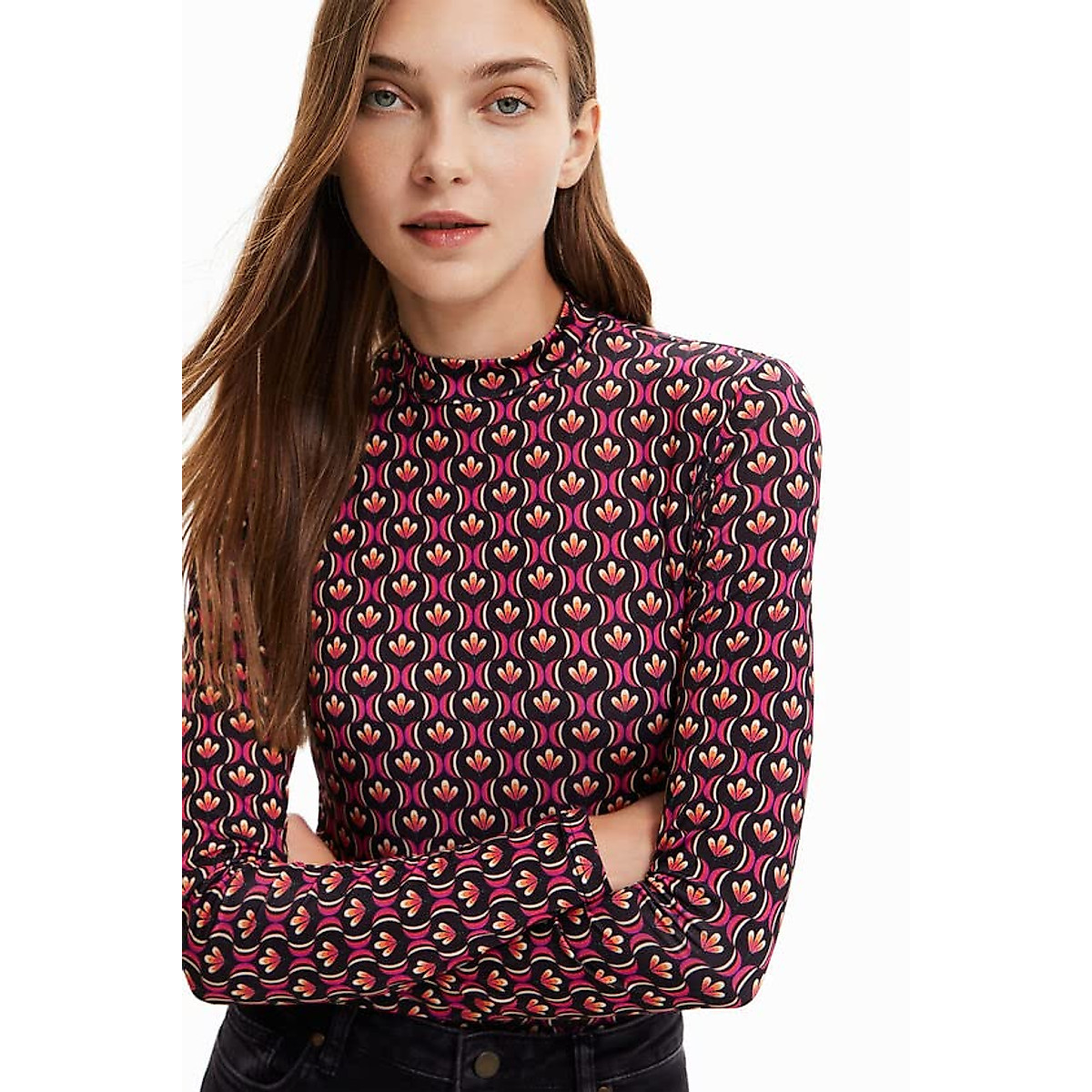 Desigual womens Body Blouse, Red, Large US