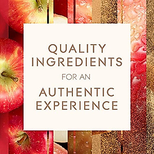 Glade Candle Jar, Large Candle Infused with Essential Oils, Air Freshener for Home Decor, Autumn Apple Tree, 16oz