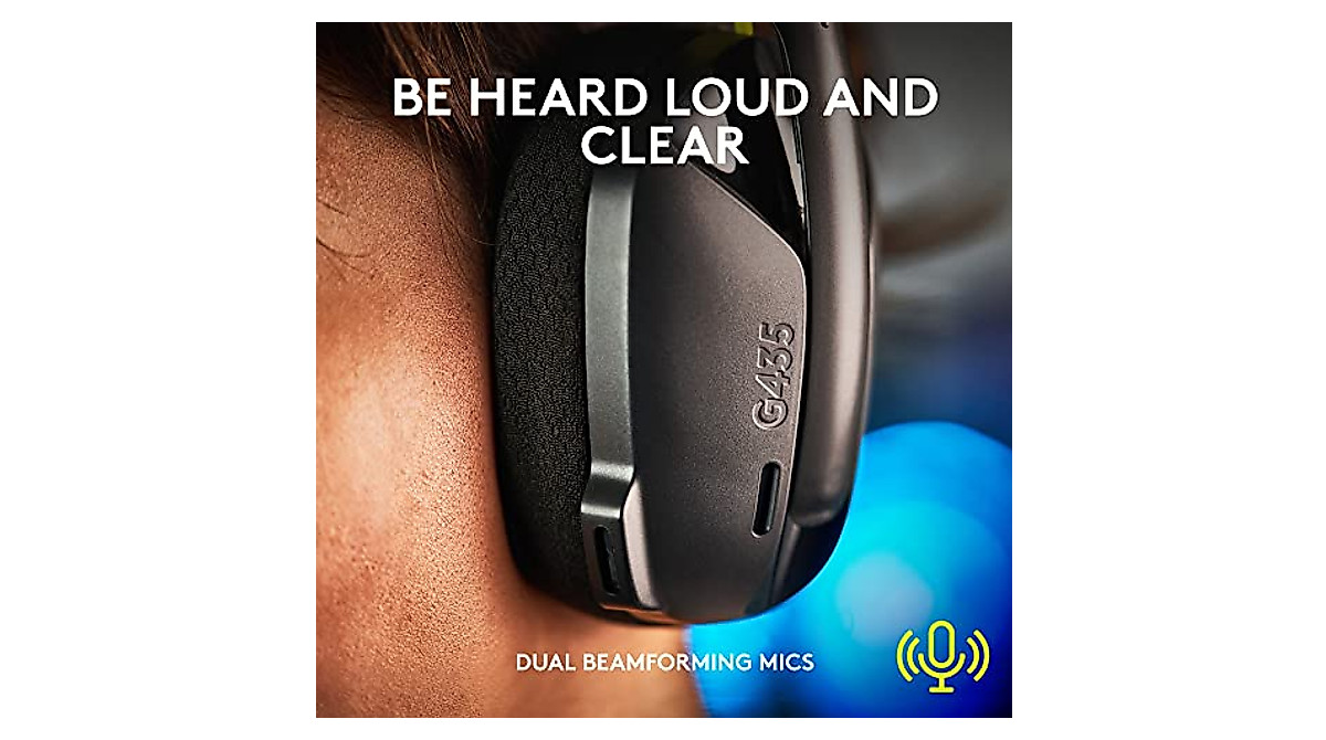 Logitech G435 Wireless Gaming Headset - 18h Battery Life