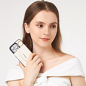 Keallce Case for iPhone 14 Pro Max 6.7'' 2022, Flip Wallet Case with Card Slots, Ring Stand Holder Kickstand, Folio Leather Protective Phone Cover for Women Compatible with iPhone 14 Pro Max 5G, Beige