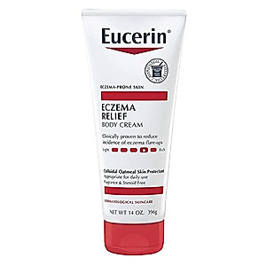 Eucerin Eczema Relief Body Cream, Eczema Cream, Skin Care for Eczema, 14 Oz Tube