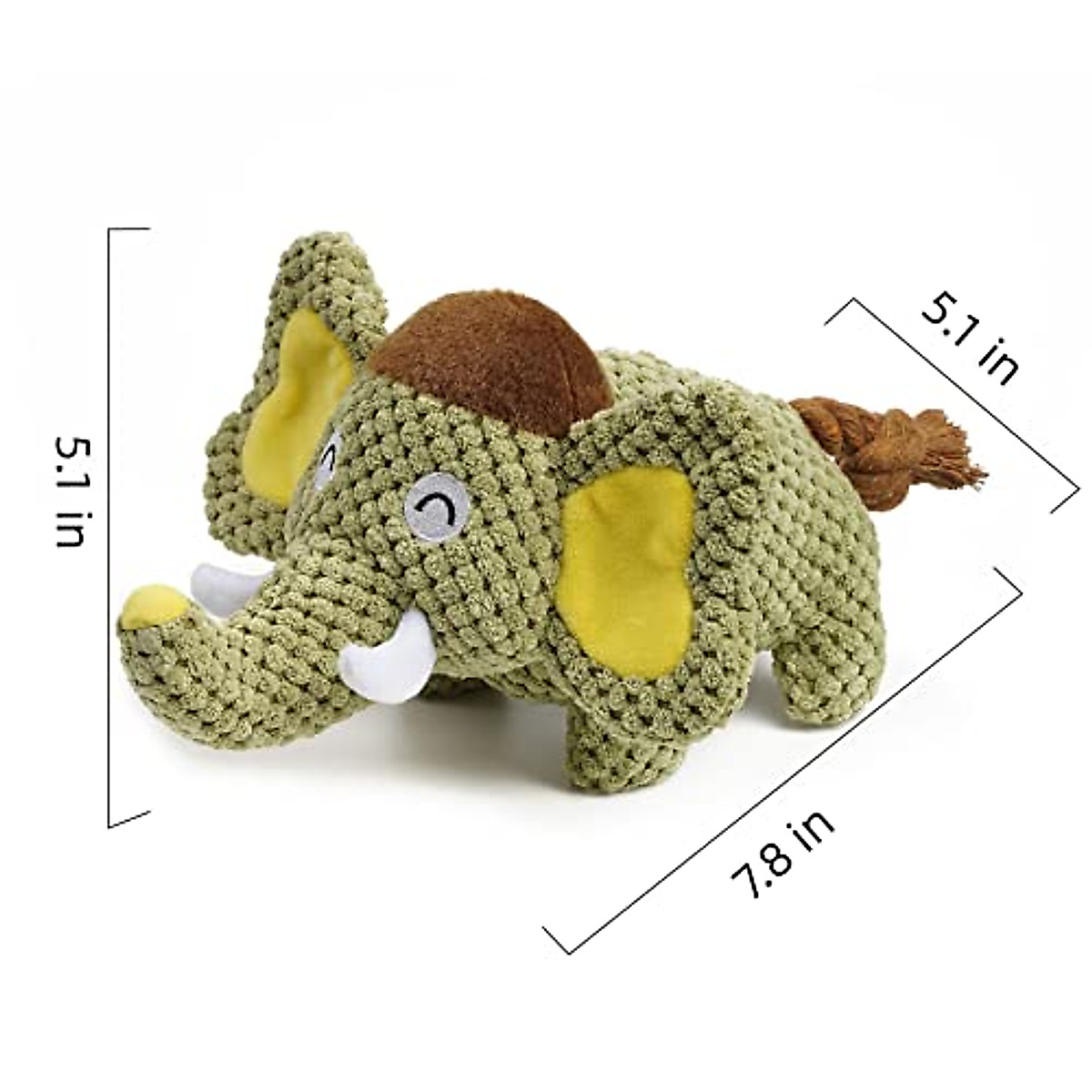 Squeaky Dog Toys Durable Dog Plush Toys for Aggressive Chewers, Dog Chew Toys for Small Medium and Large Breed, Puppy Teething Pet Training and Entertaining, Durable Dog Toys