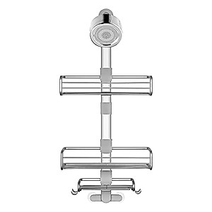 ELYKEN Hanging Shower Caddy Organizer over Shower Head