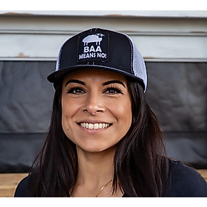 F/U LIVESTOCK BAA Means No (Black/White, Baseball)